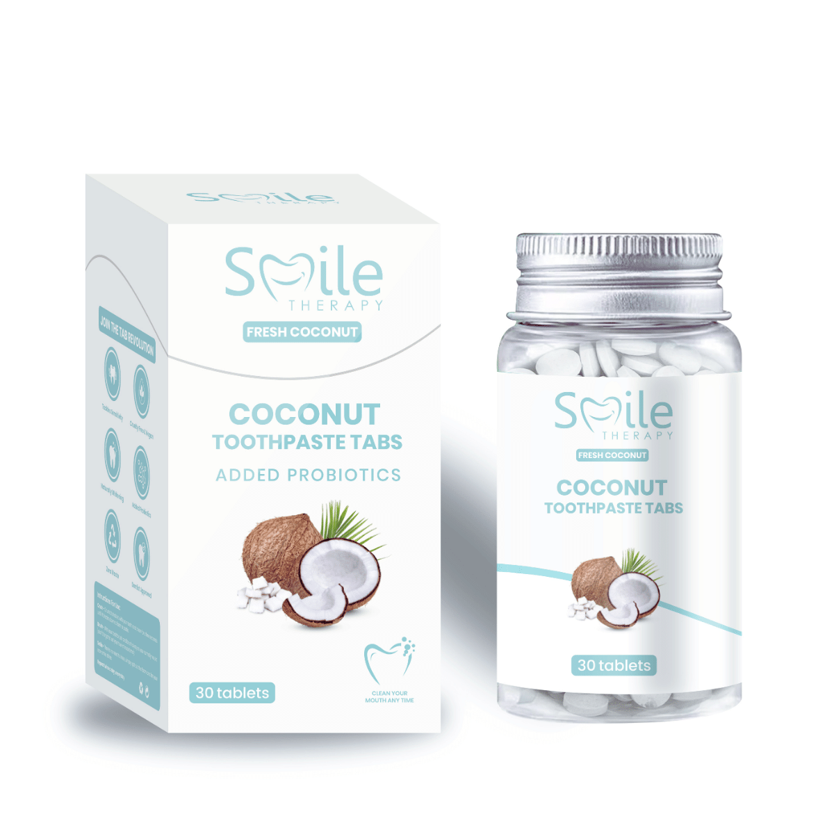 Toothpaste Tablets x30 – Smile Therapy