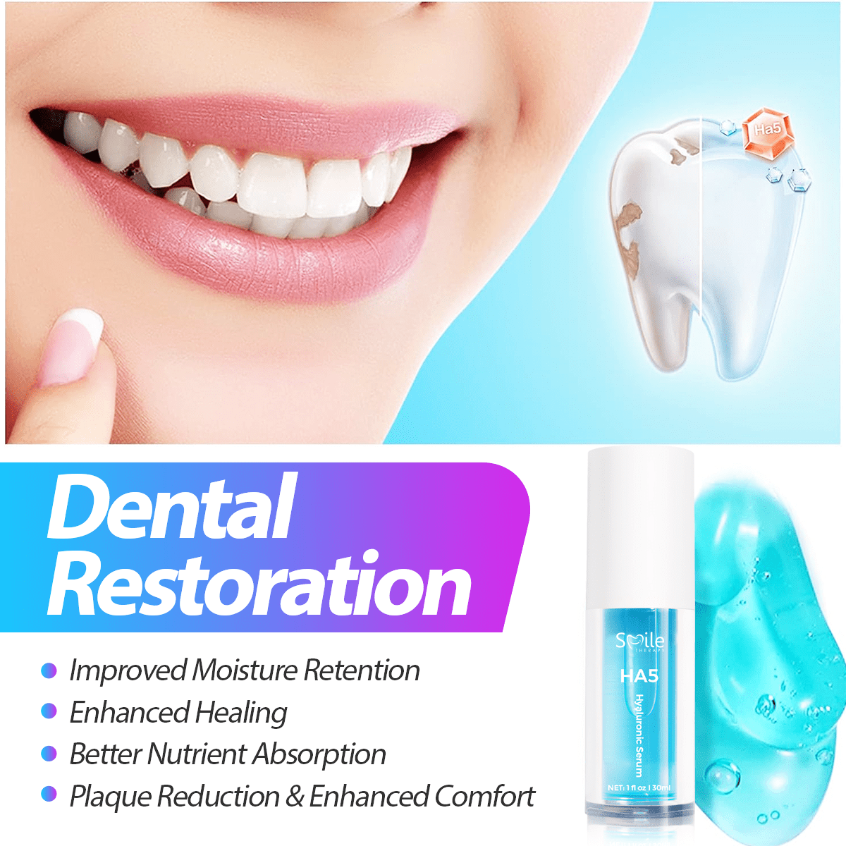 HA5 Hyaluronic Serum HA5 - For Healthier Gums – Smile Therapy