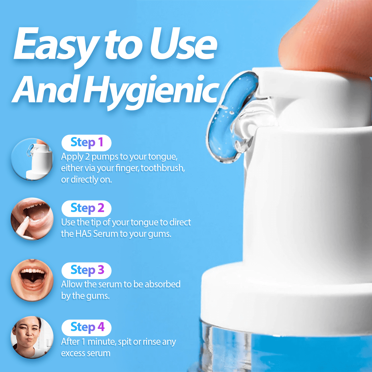 HA5 Hyaluronic Serum HA5 - For Healthier Gums – Smile Therapy
