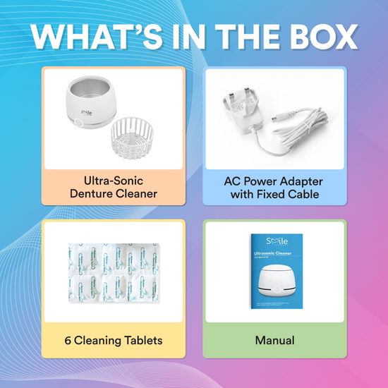 Ultrasonic Denture Cleaning Pod Pro – Smile Therapy